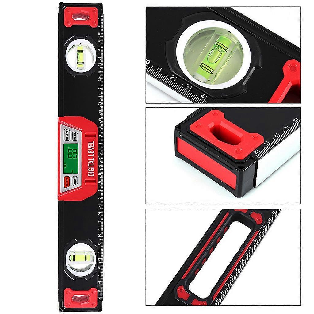 Digital Level LED Display Electronic Bubble Inclinometer Magnetic Spirit Level | Fruugo UK