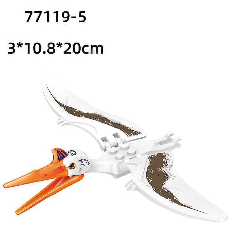 Assembled Block Toy Jurassic Mosasaurus Brutal Raptor Building Blocks ...