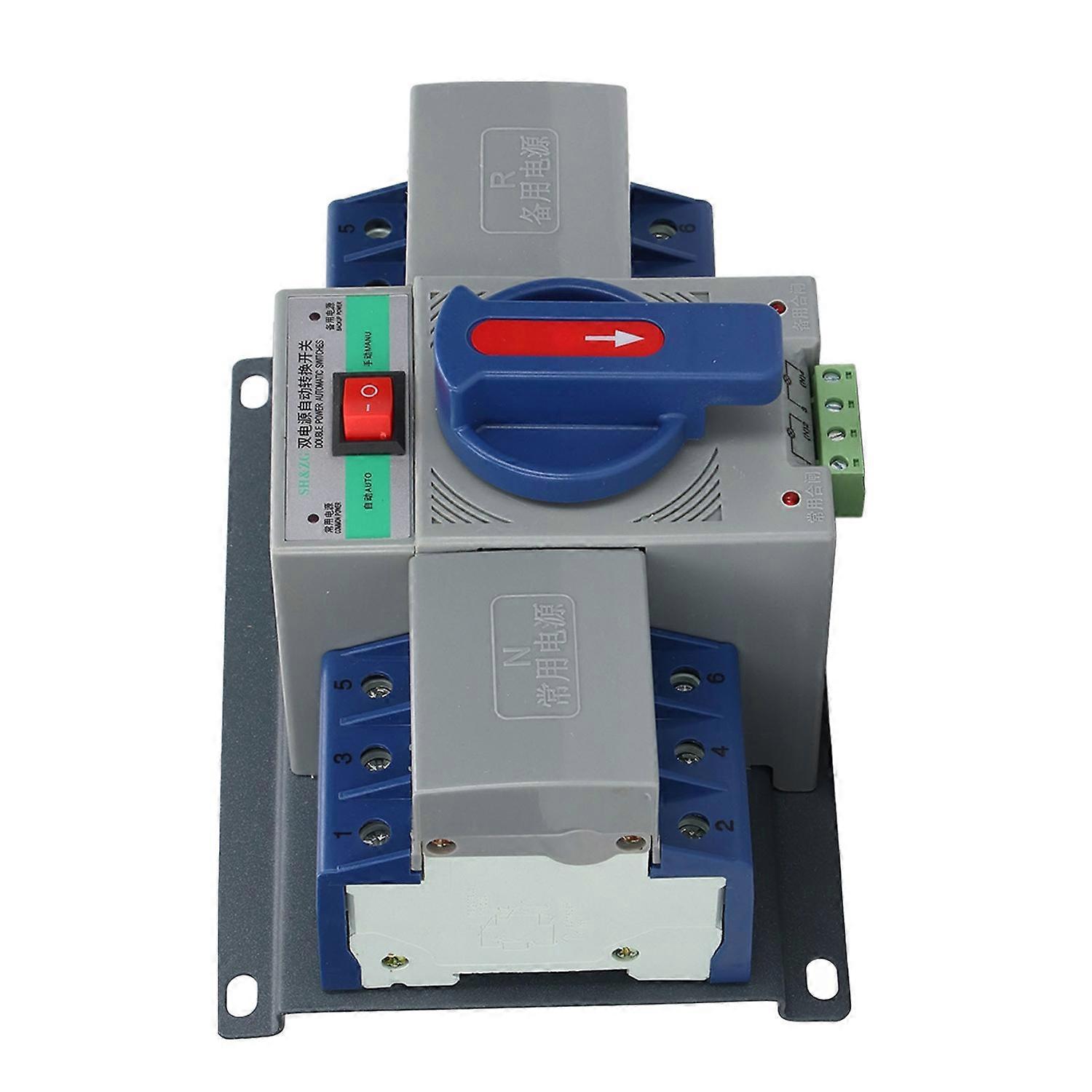 3P Automatic Transfer Switch Dual Power Changeover Switch M6 Thread for ...