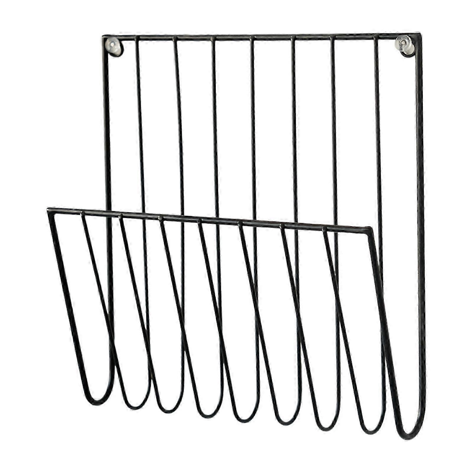 Wall Mount File Holder Magazine Rack Iron Versatile Decorative ...