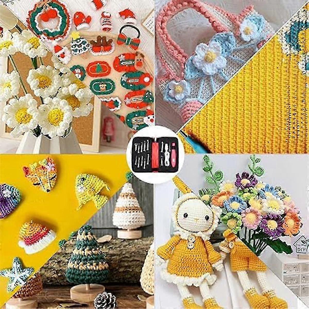 Counting Crochet Set Numbers, Crochet Needles Rechargeable Crochet ...