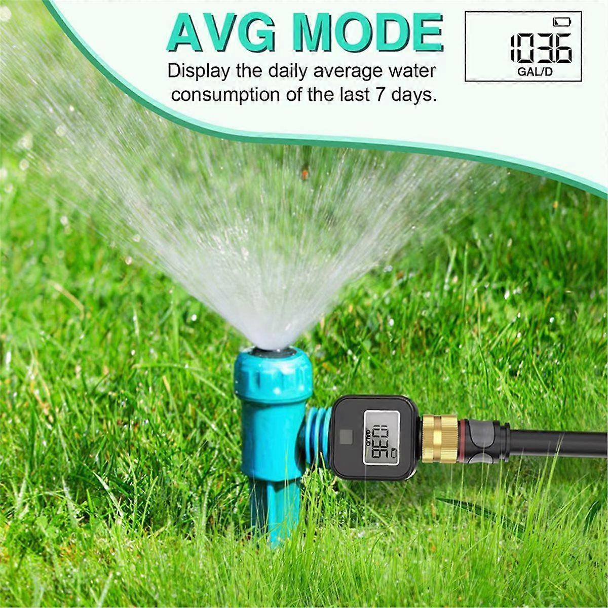 Water Meter with 3/4 Thread Accurately Measure Water Consumption for RV ...