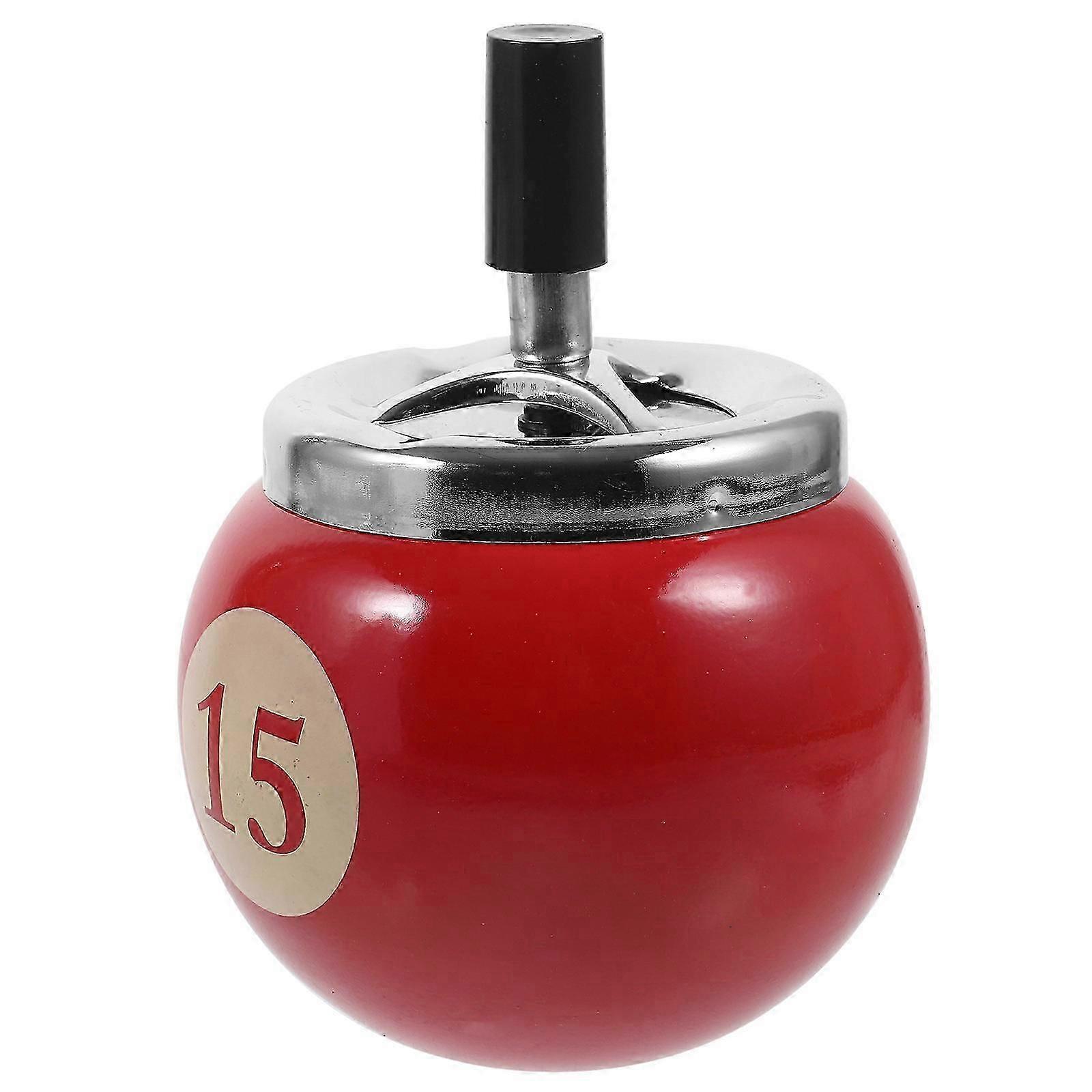 Windproof Automatic Extinguishing Metal Ashtray, Compact Vintage Design ...