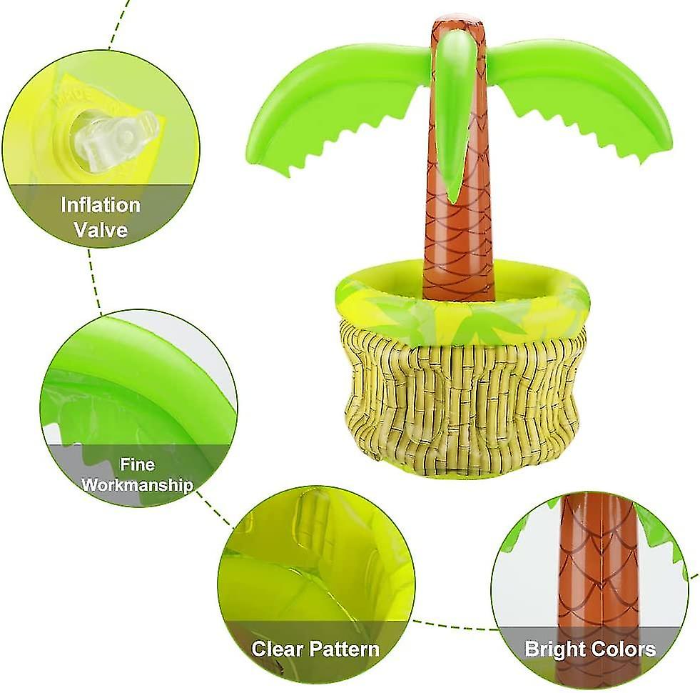 Pool Floating Drink Bar,pvc Spa Bar Inflatable Tub Side Tray Coconut ...