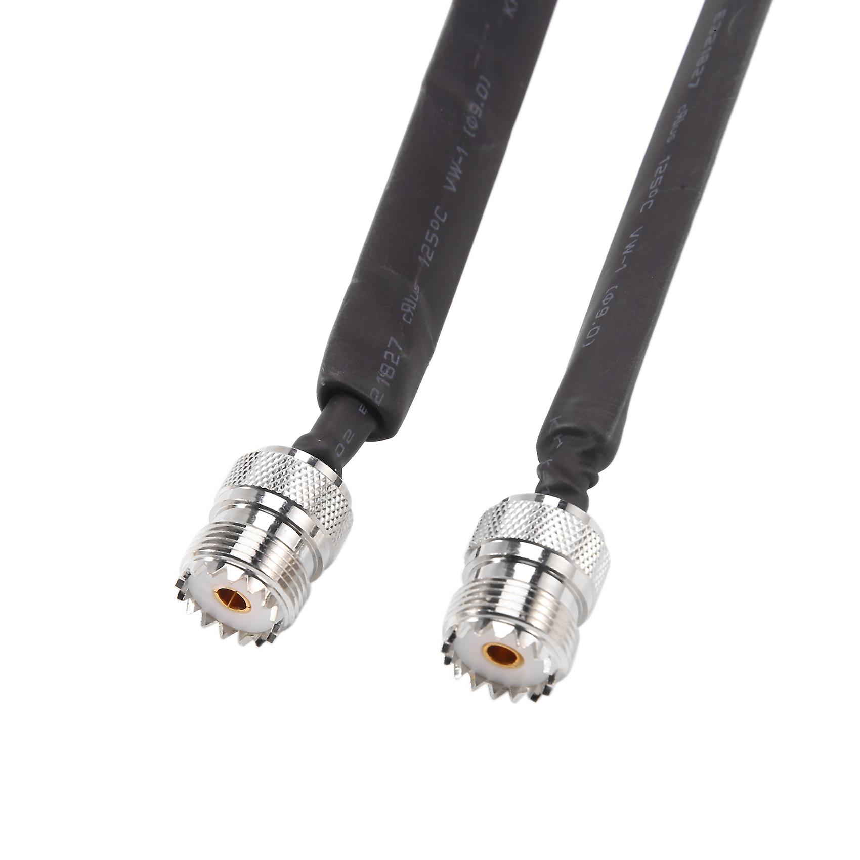 Door/window Pass Through Flat Rf Coaxial Cable So239 Uhf Female To Uhf ...