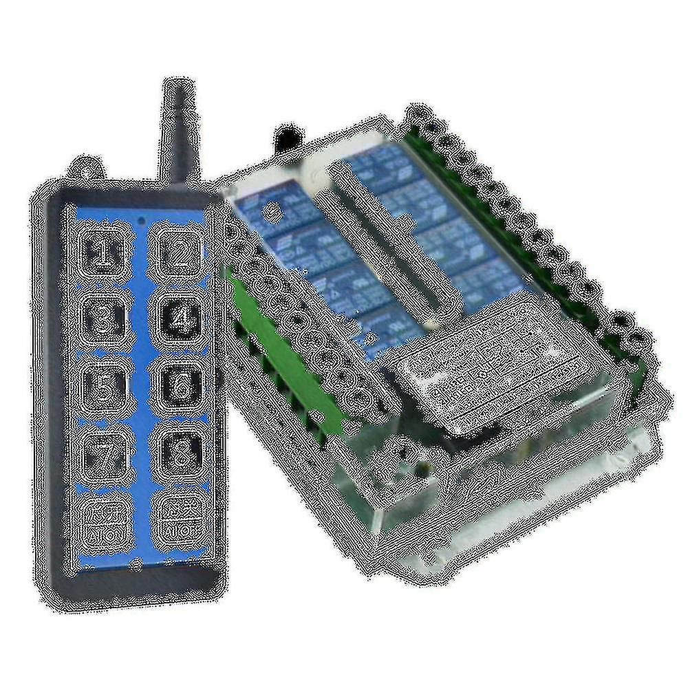 8 Channel Wireless Rf Remote Control Switch Dc 9-72v Remote Control ...