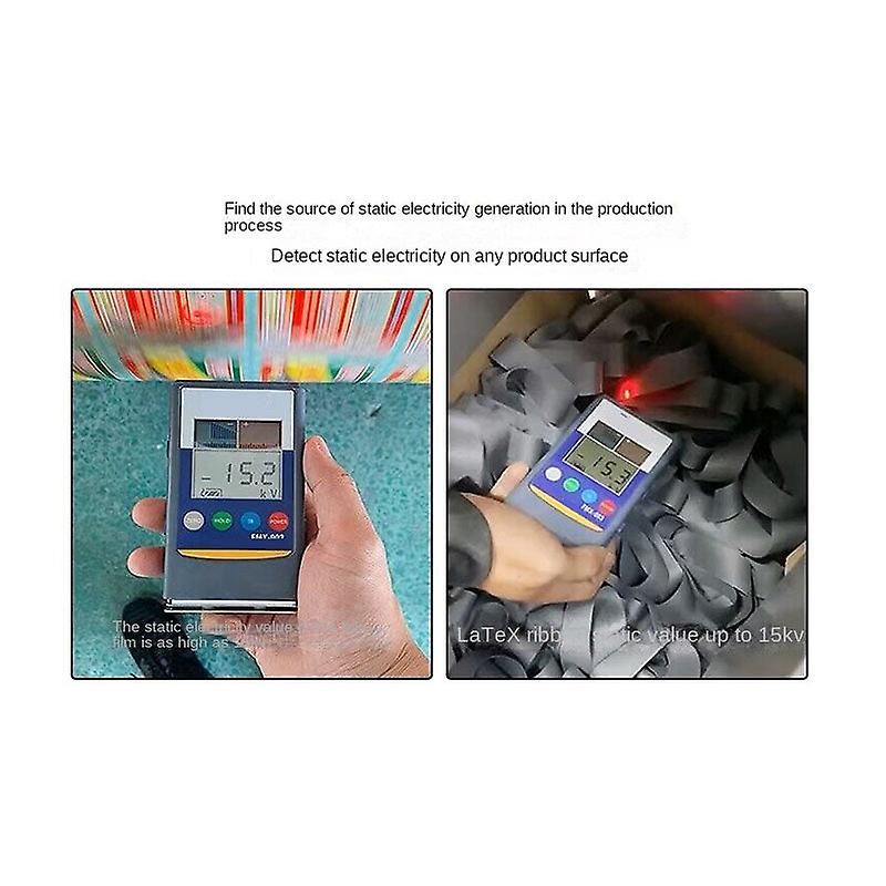 Handheld electrostatic tester field strength meter measuring range to ...
