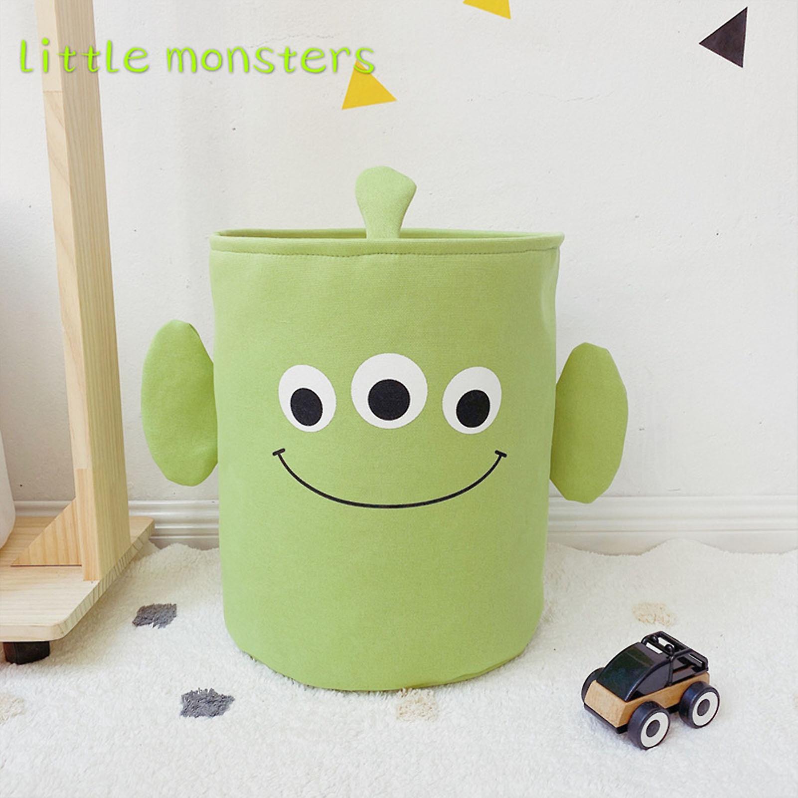 Fabric Storage Basket Collapsible Waterproof Cartoon Canvas Toy ...