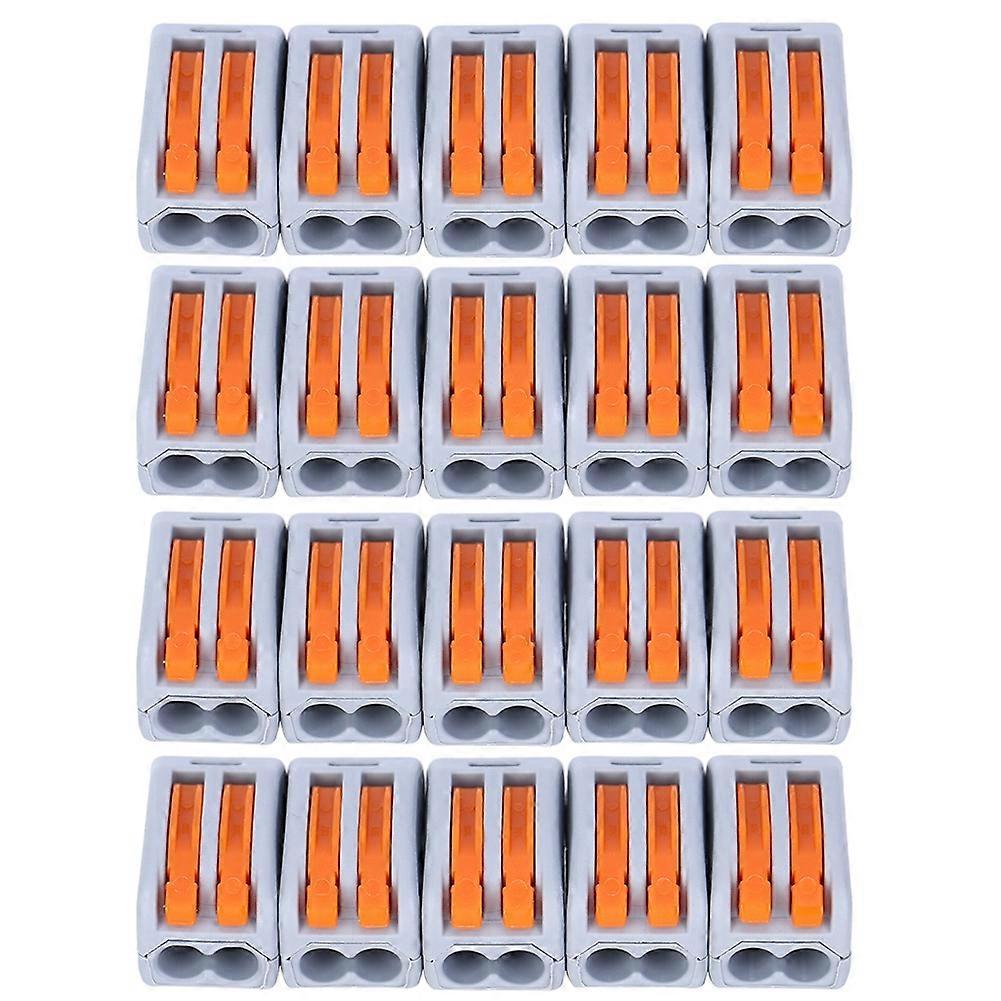 20pcs PCT-212 Compact Wiring Connector 2 Port for Quick Cable Fast ...