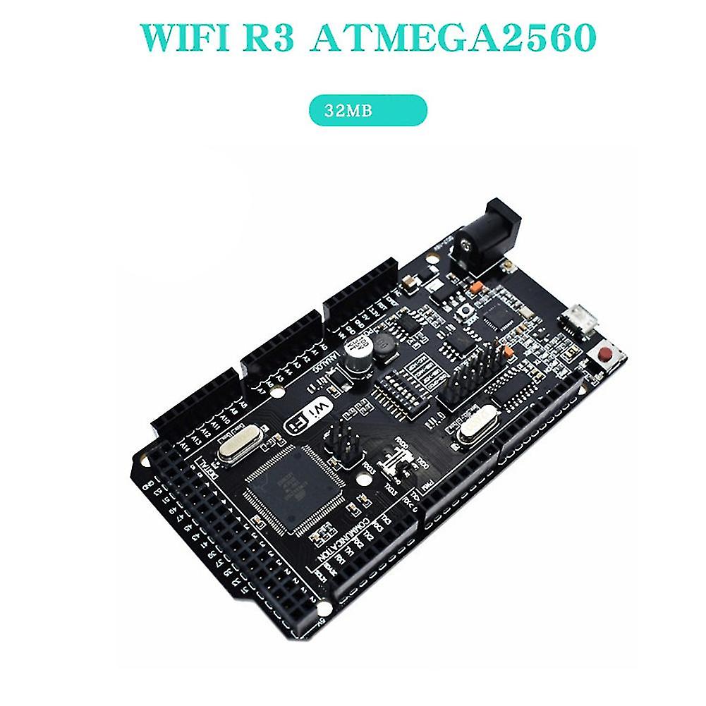 WiFi R3 ATmega2560+ESP8266 32Mb Memory USB-TTL CH340 Compatible for NodeMCU for WeMos 2560 ...