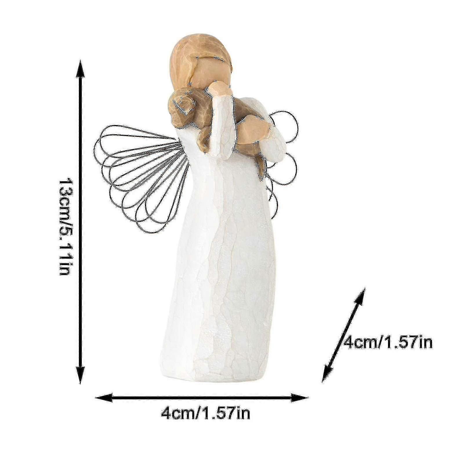 Angel Of Friendship,sculpted Hand-painted Memorial Figure Gifts For Pet ...