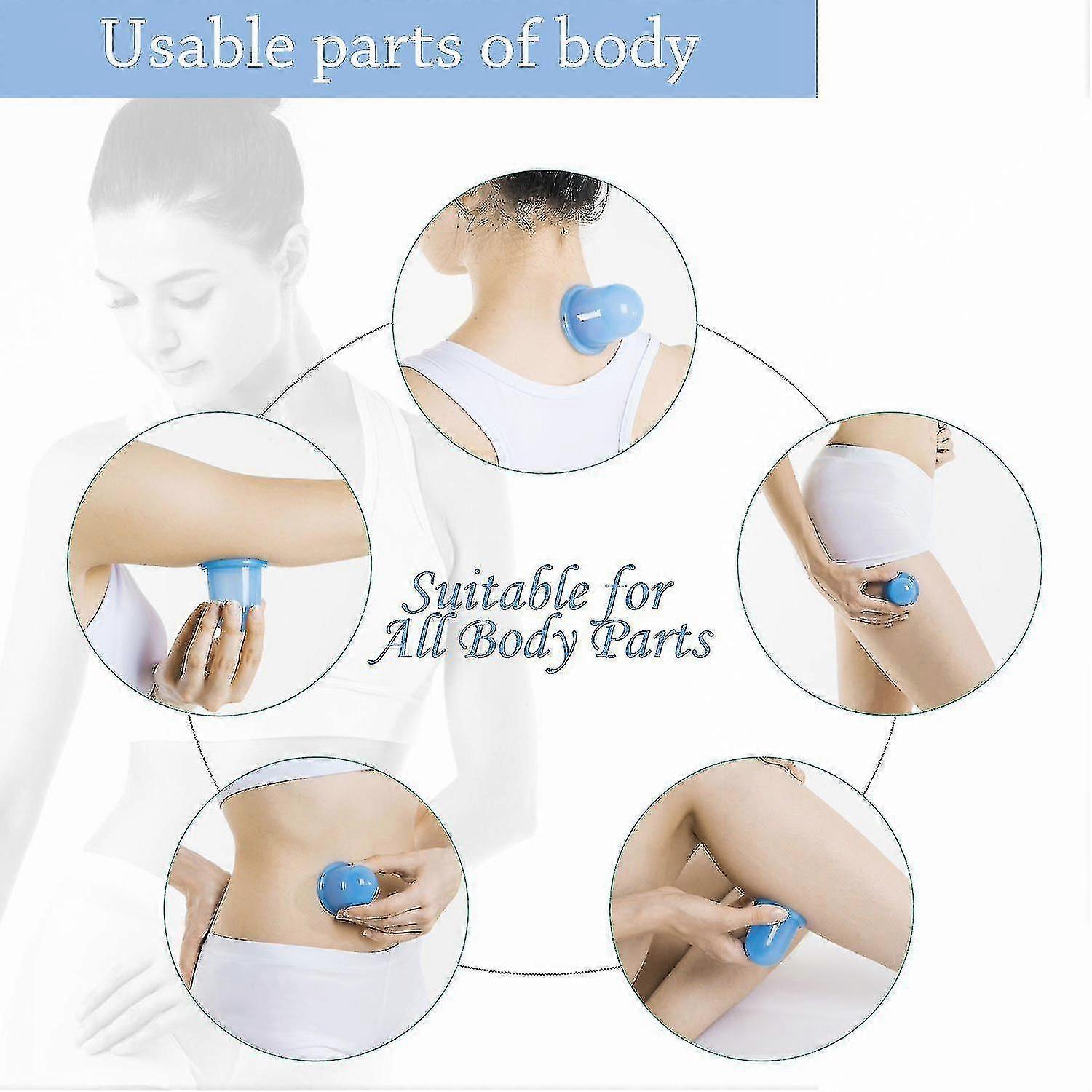 Cupping Set Silicone Cupping Therapy Sets 7pcs Anti-cellulite Cup ...