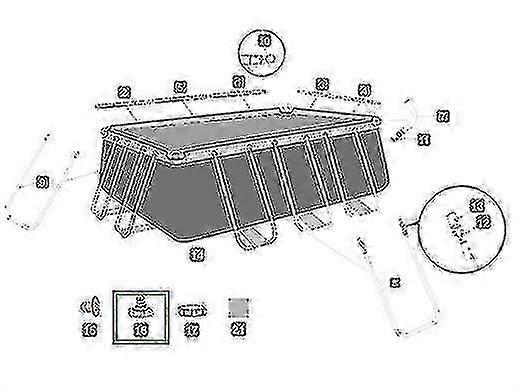 Bestway P6H1419 SWIMMING CONNECTOR Swimming Pool Accessories Parts ...
