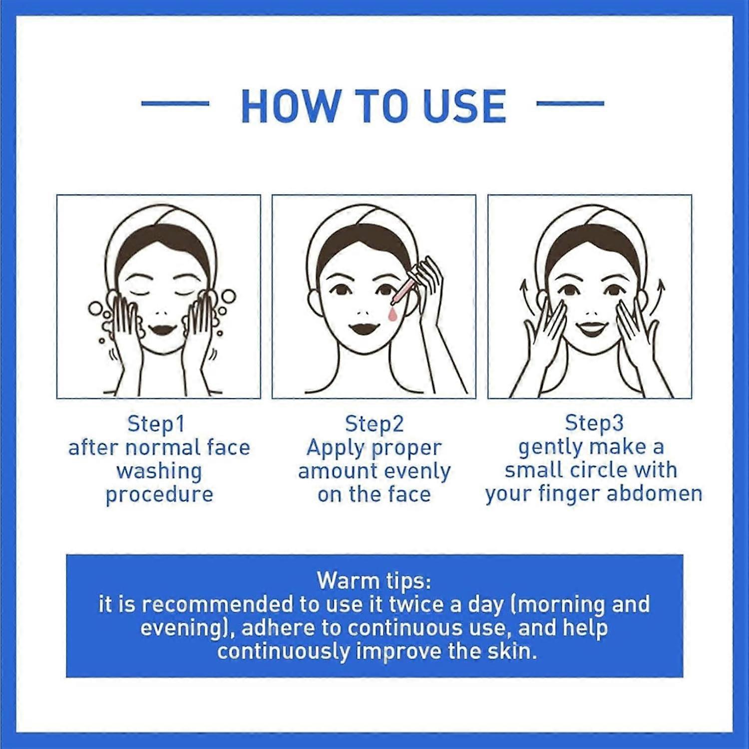 Liquid Wrinkle Reducing Serum for The Face and Neck, Anti-Aging Serum ...