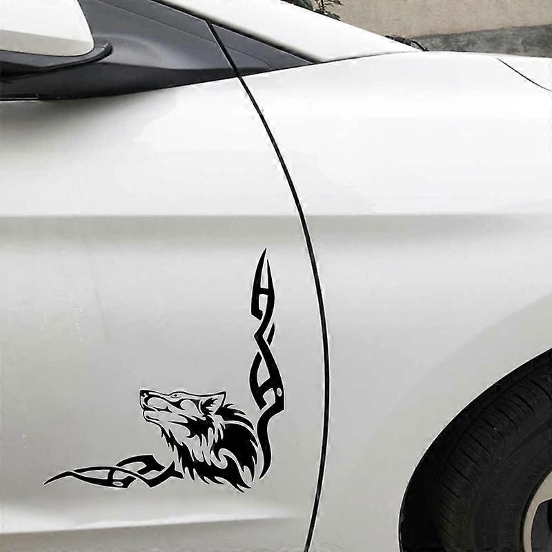 30496# Various Sizes car sticker Howling wolf car decal waterproof ...