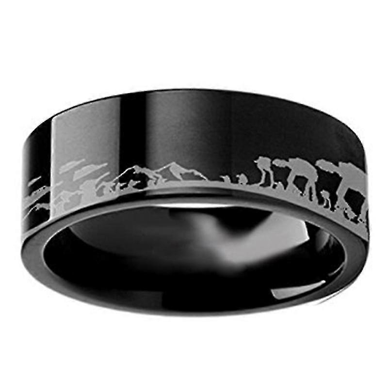 Titanium Steel Ring Movie Star Wars Alliance Galactic Empire Ring ...