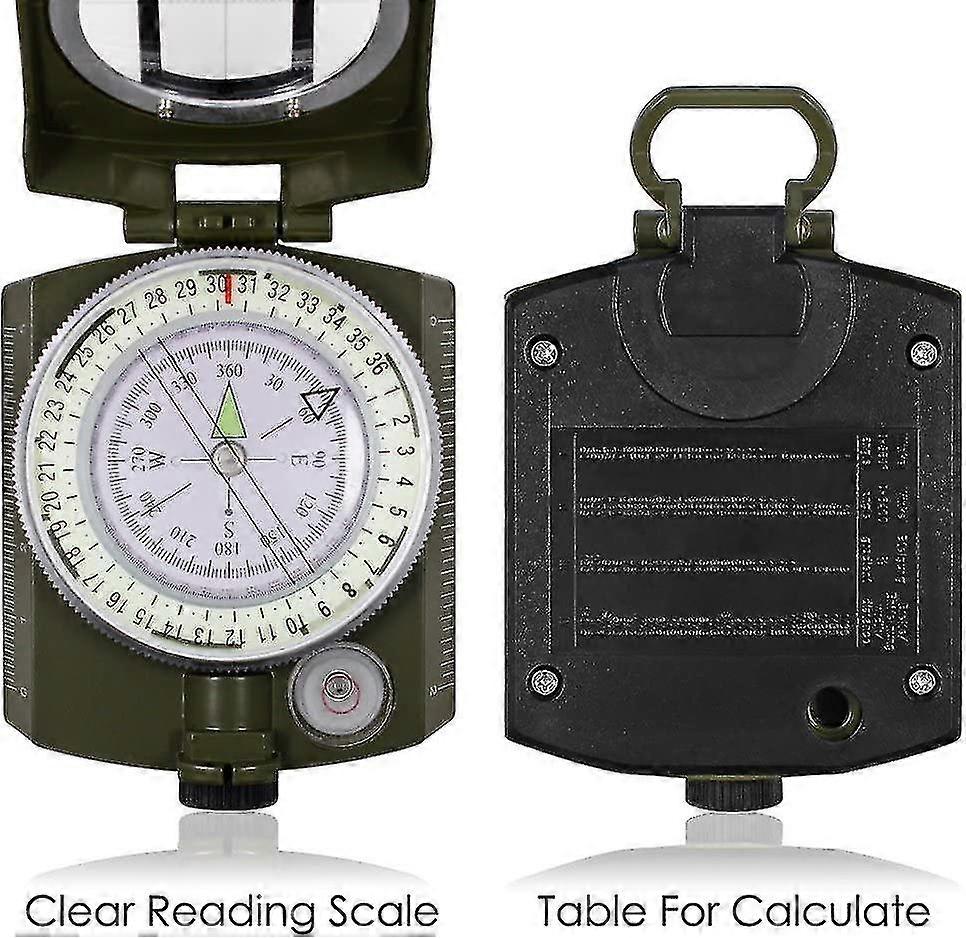 Multifunktionell vattentät kompass, Maxin Military Metal Army Sighting ...