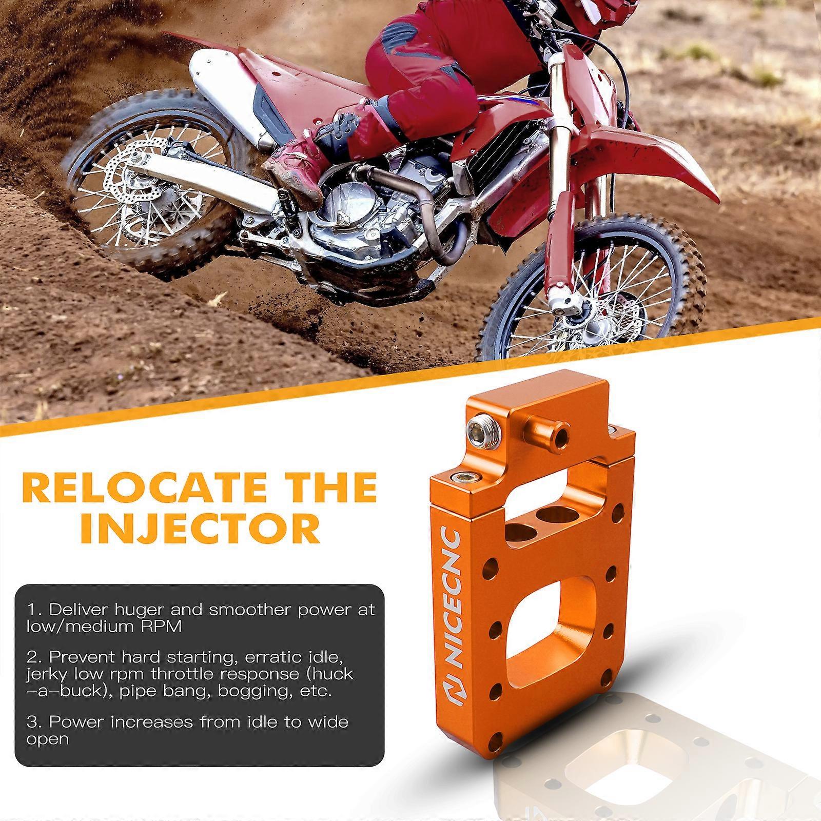 TPI Injector Relocation Block For KTM TPI Bike Models 150 250 300 EXC ...