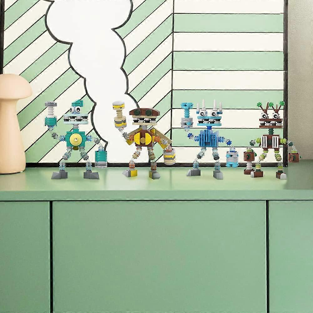 My Sing Monsters Wubbox Building Block Set, 4 in 1 Monsters Chorus ...