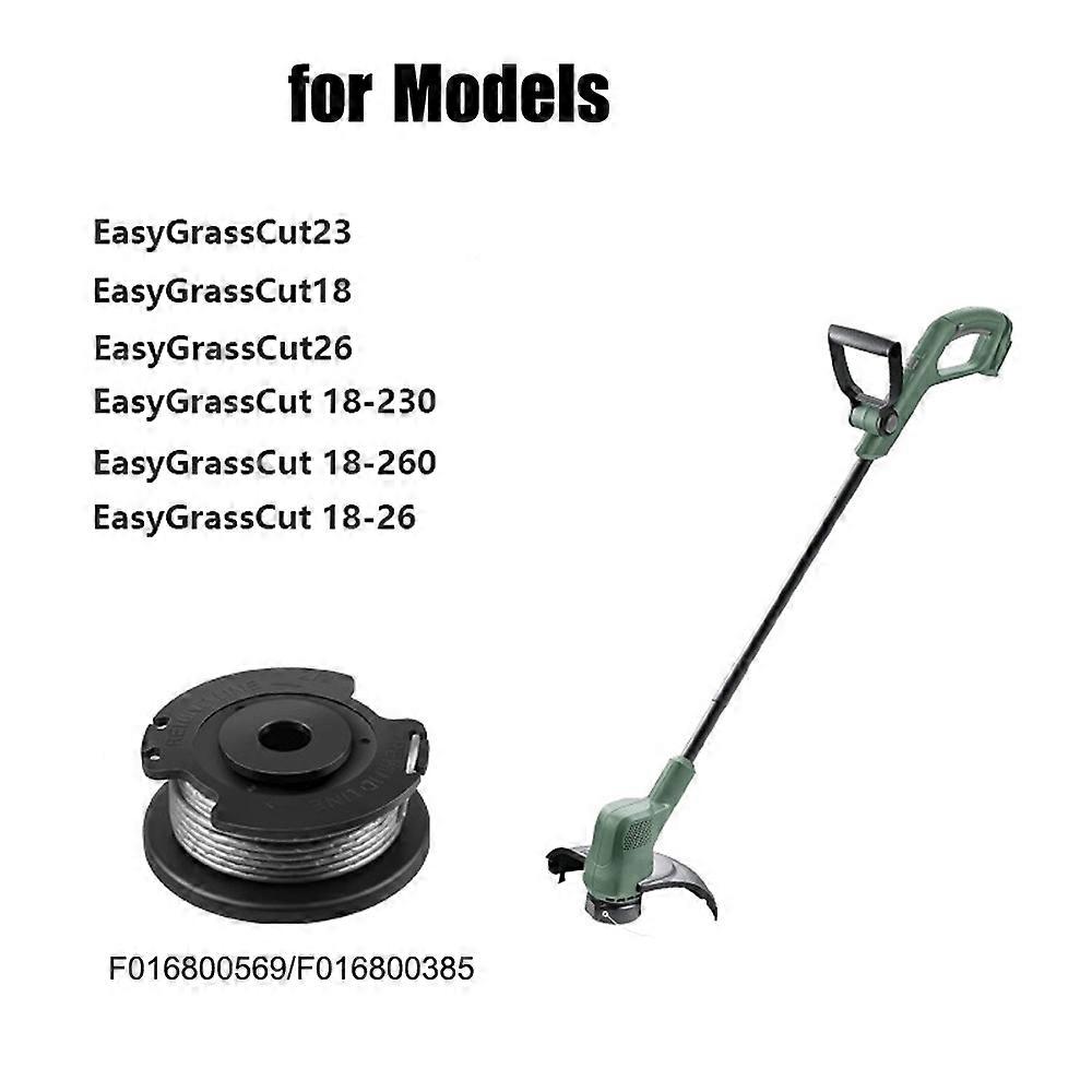 6 Pack F016800569 String Trimmer Spool and Line for EasyGrassCut 23, 26 ...