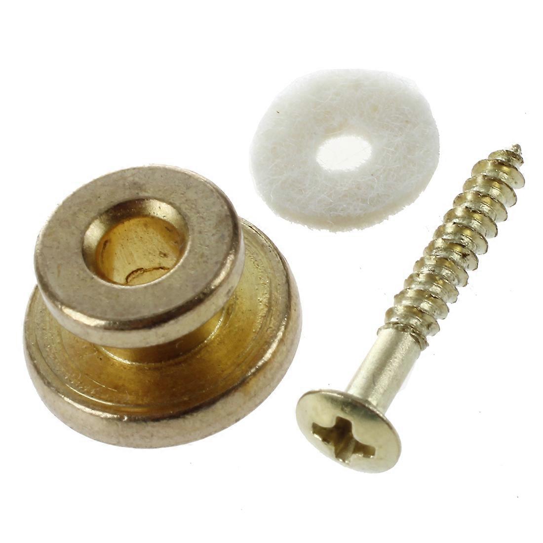 2pcs Golden Strap Button w/ Mounting Screw for Guitar Mandolin | Fruugo UK