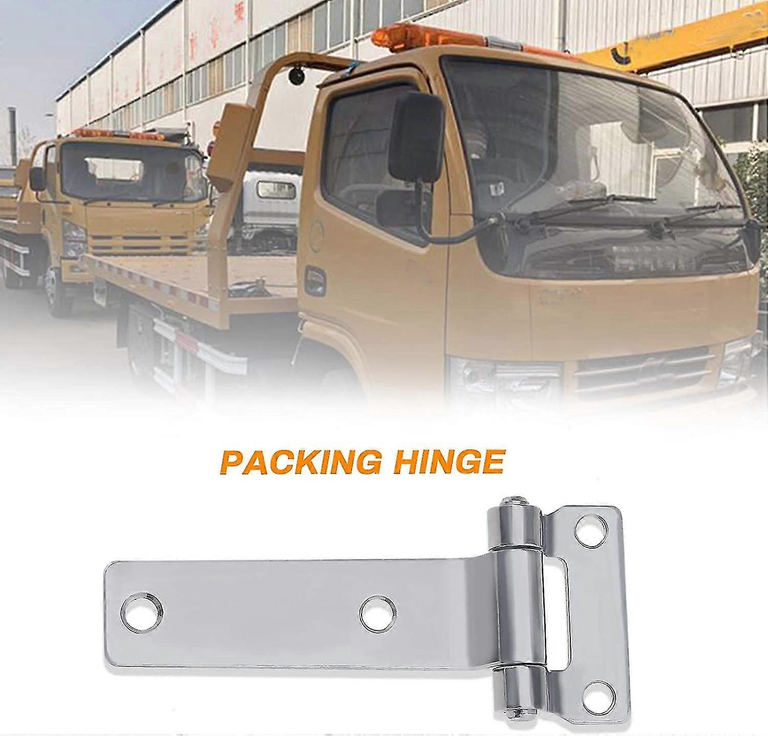 2pcs 304 Stainless Steel T Type Container Hinges For Truck Van Caravan ...