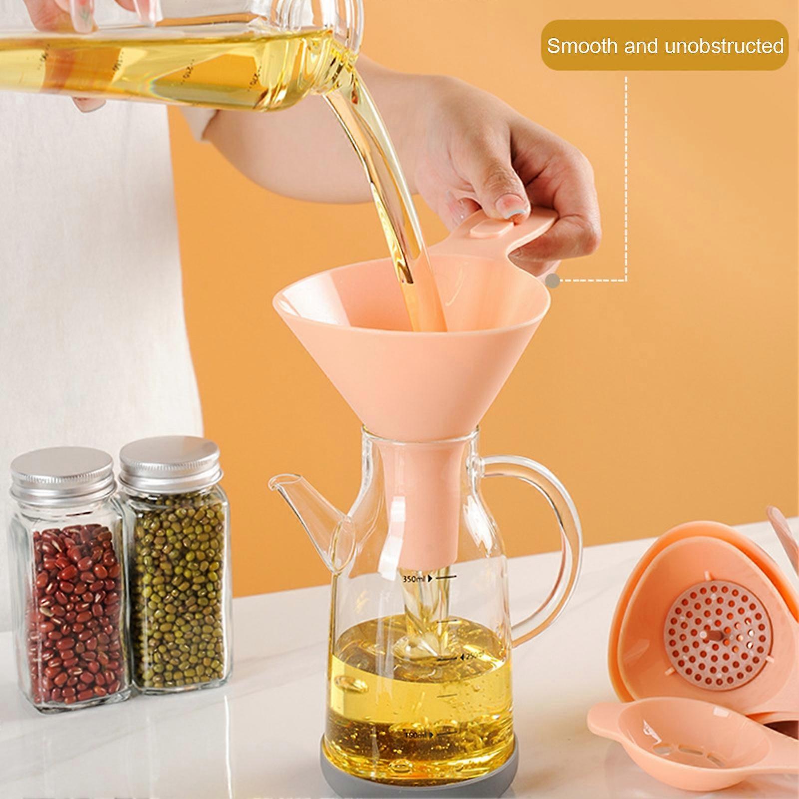 1 Set Oil Funnel Multifunctional 6-in-1 Assorted Size Detachable Easy ...