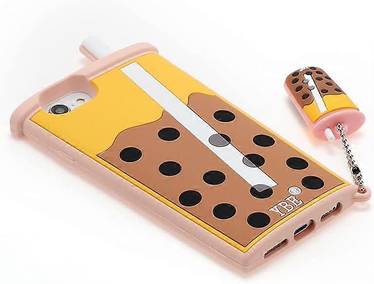 Bubble Boba Milk Tea Case for iPhone SE 2022/SE 2020/8 7 6 6S 4.7", 3D ...