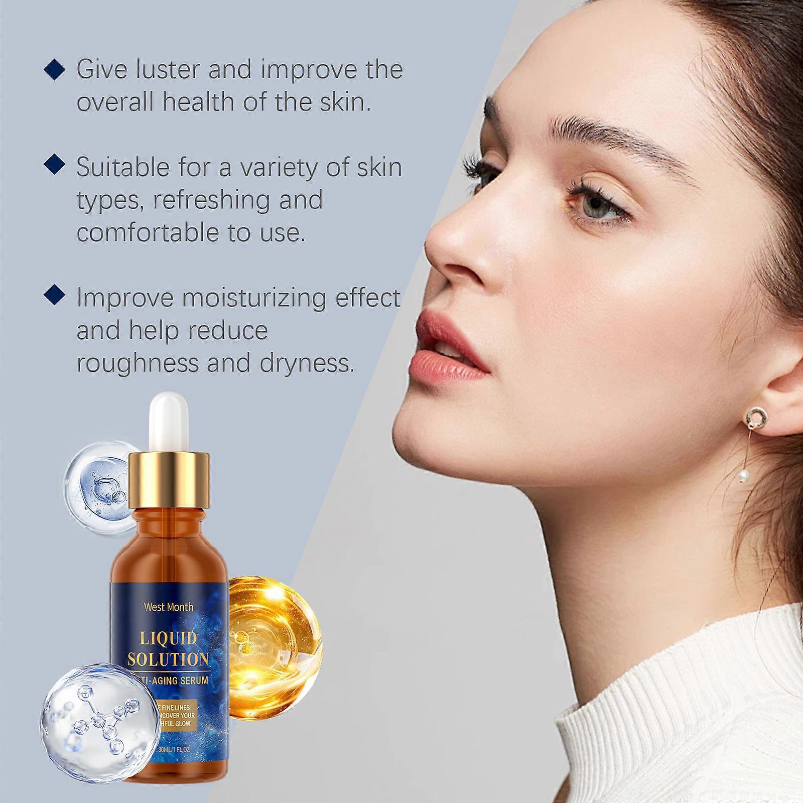 Face Serum, Anti Aging Face Tightening, Reduce Wrinkles & Plump Skin ...