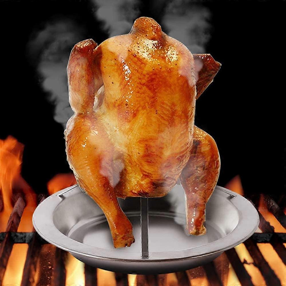 Vertical Stainless Steel Chicken Roaster Rack - Duck Holder Grill Stand ...