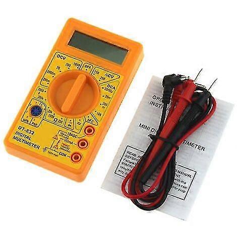 1999 Dt-832 Digital Multimeter Counts Ac/dc Amps Volt Ohm Tester ...