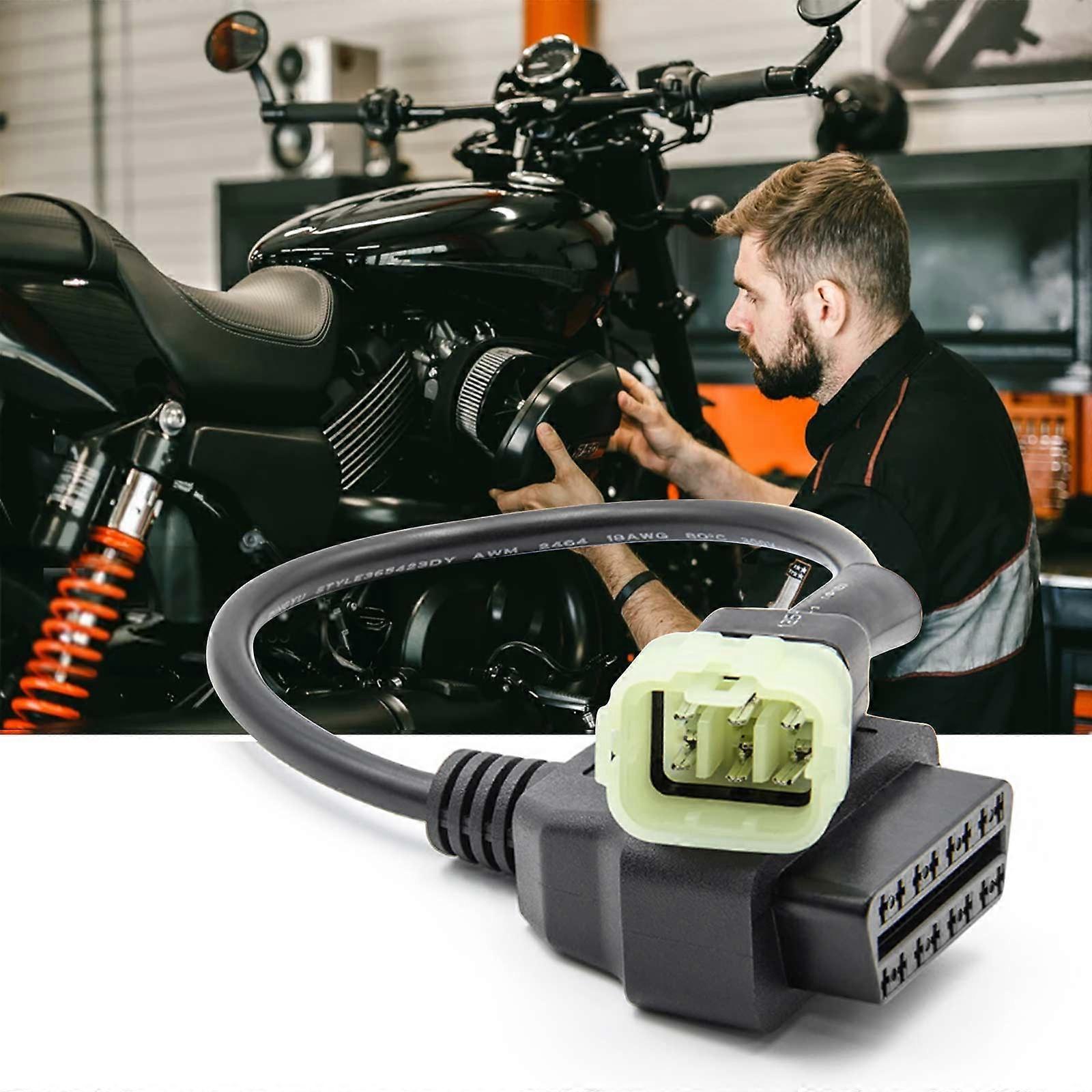Diagnostic Cable for KTM Motorbikes: 6 Pin Male to 16 Pin Female ...