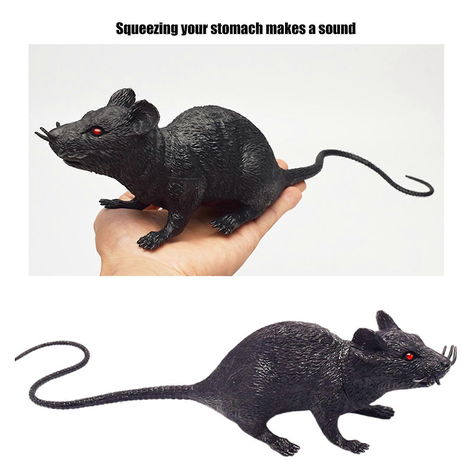 Squeaky Mice Toy for Pets Realistic Mouse Prank for Interactive Play ...
