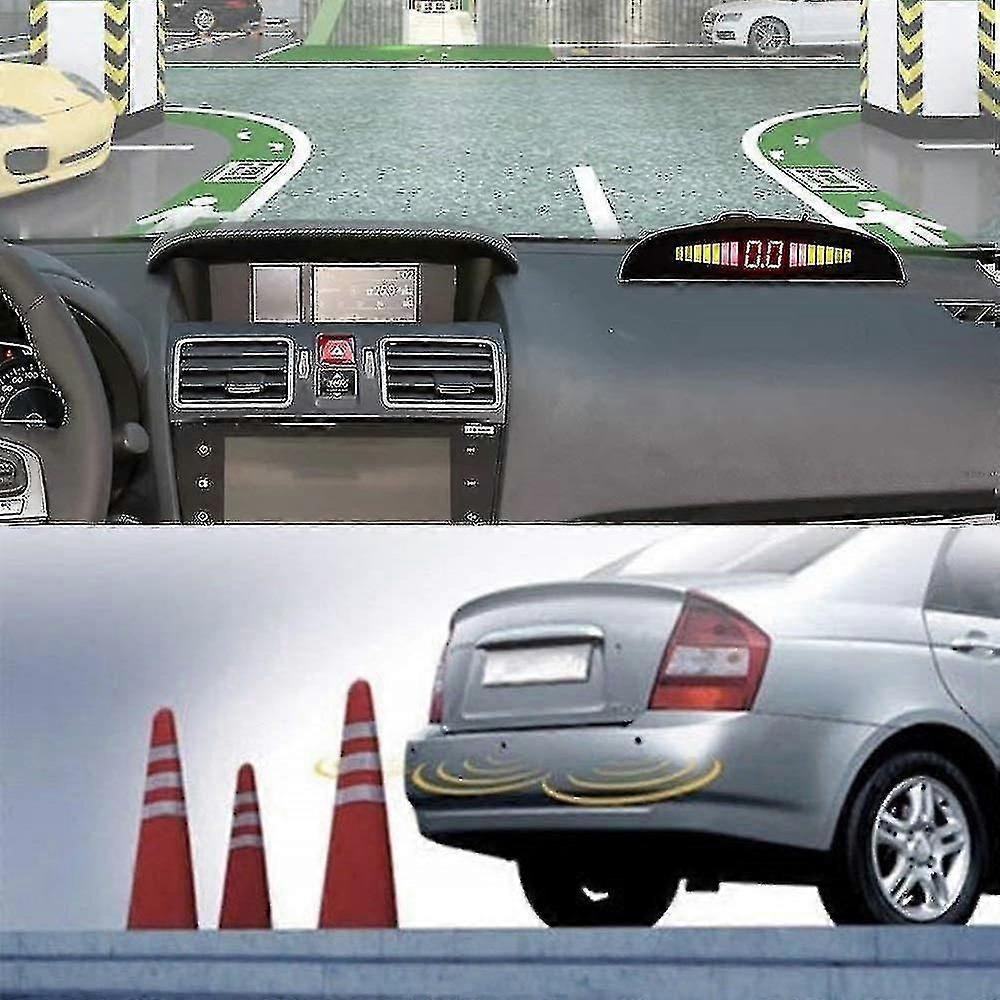 Parking Sensors - Car Reversing Radar System 8 Reversing Sensor Kit ...