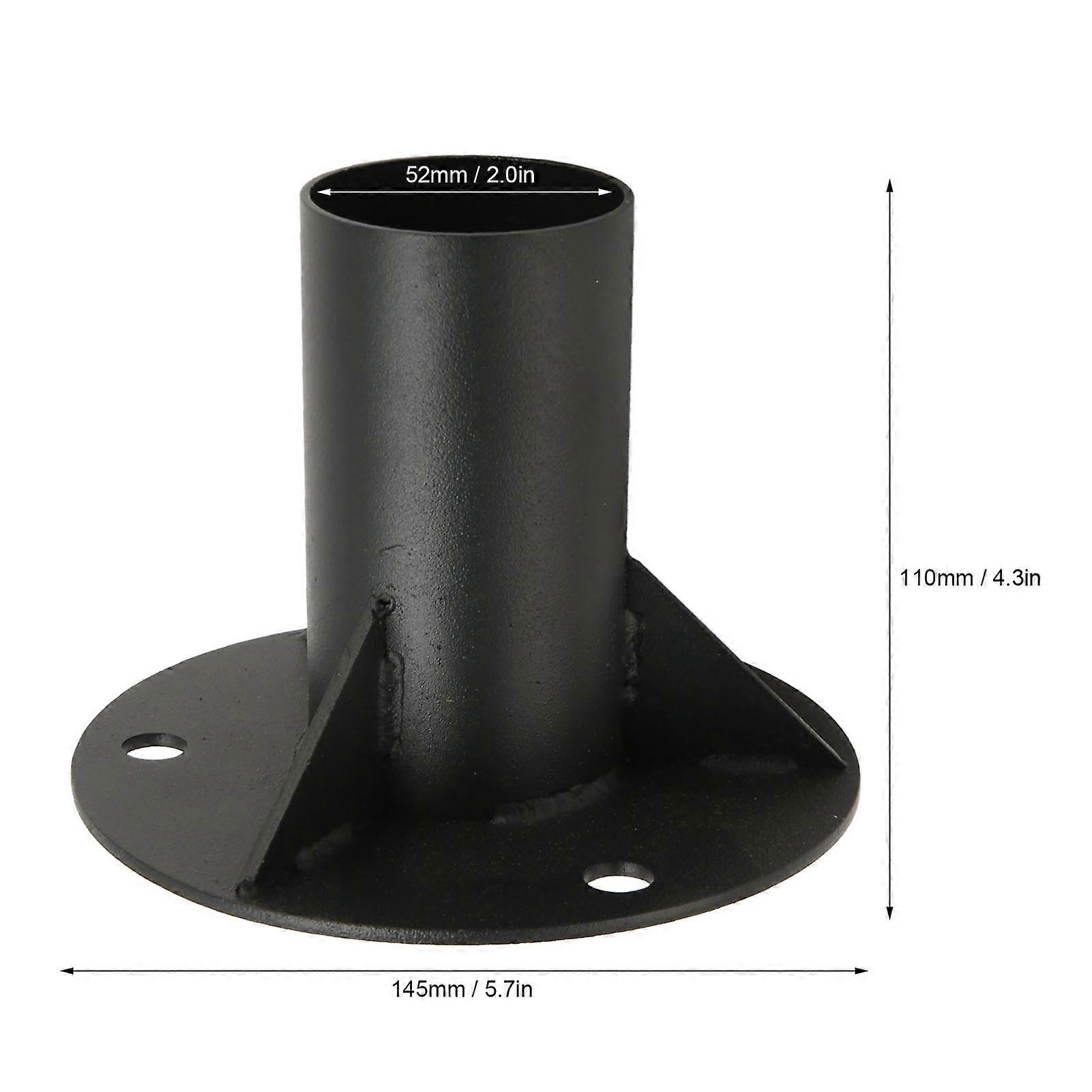 Chain Link Fence Pole Floor Flange Base Flange Heavy Solid Fence Post ...