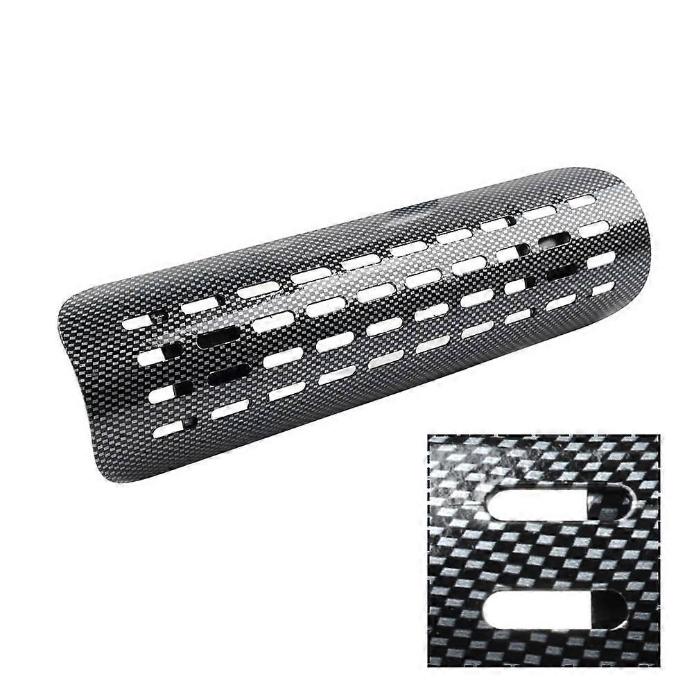 Curved Motorcycle Muffler Pipe Heat Shield Cover with Two 2-7cm Hose ...