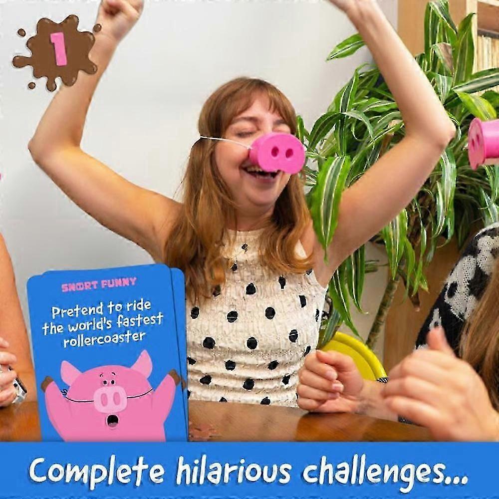 Snort Funny The Oinkcredible You Laugh You Lose Party Game | Fruugo UK