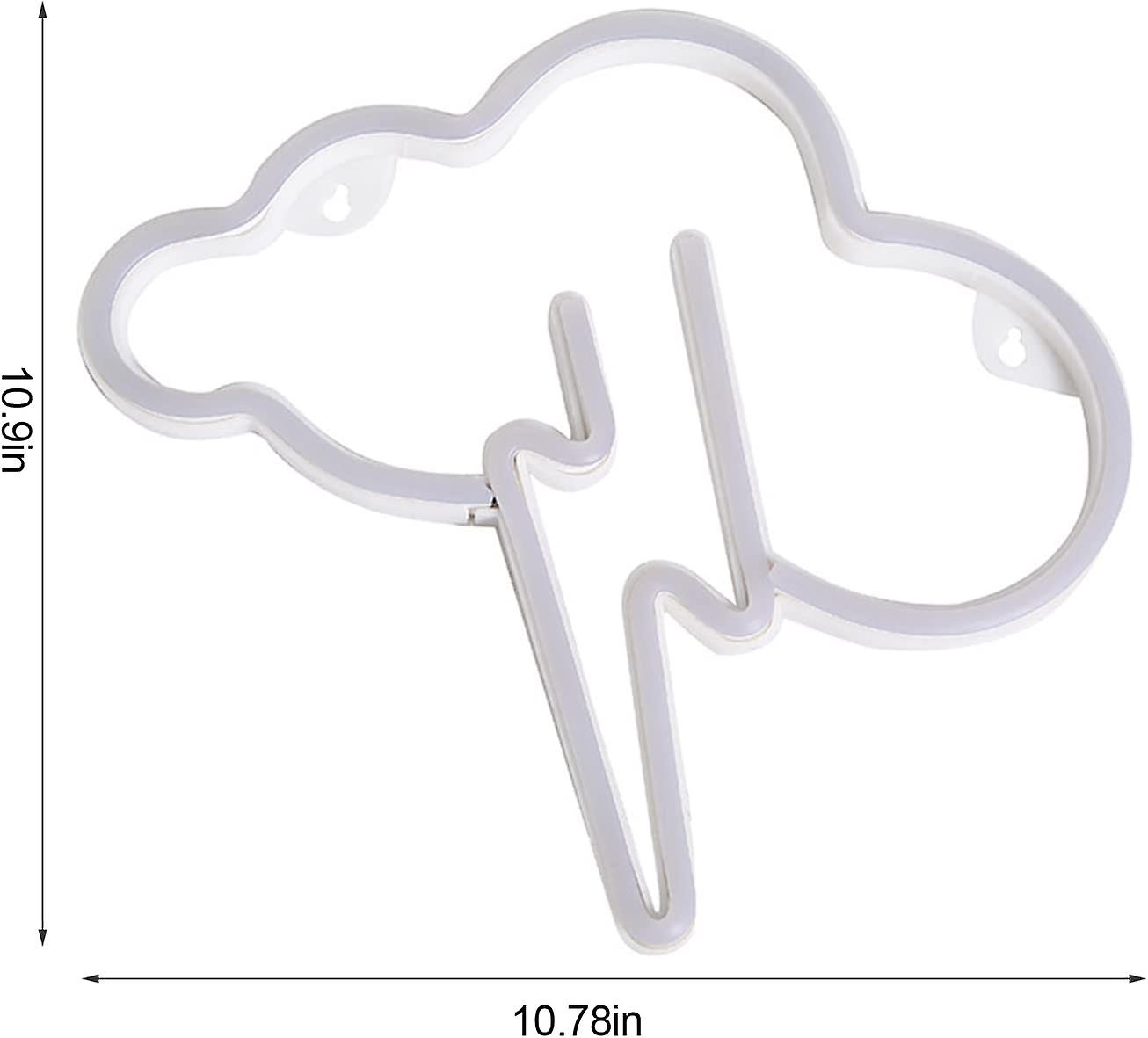 Cloud Neon Sign, Christmas Light Cloud Led Neon Lights Usb Or Battery ...