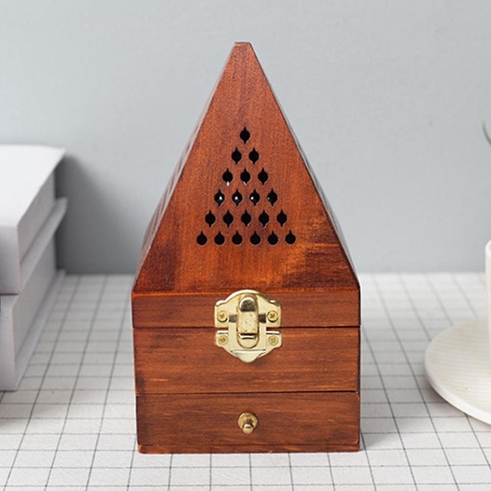 Wooden Agarwood Sandalwood Box Burner Burner Antique Aromatherapy ...
