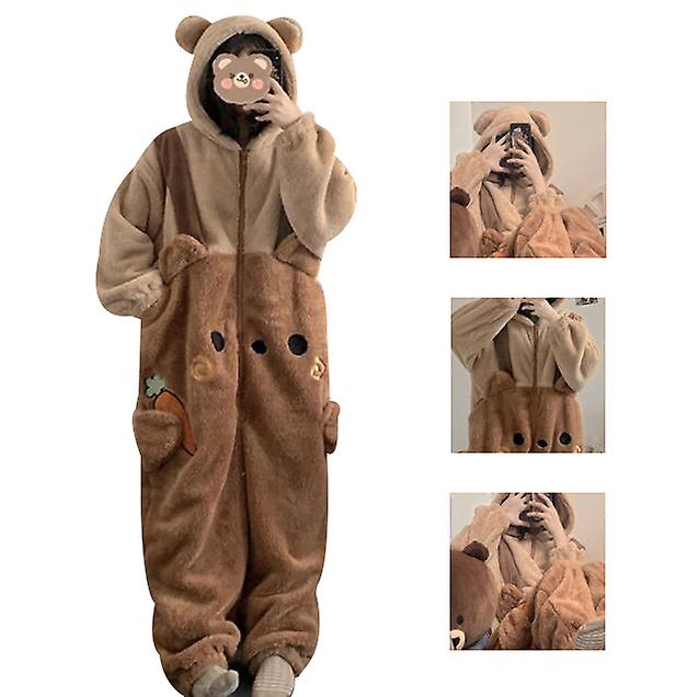 Animal Cosplay Costume Beaver Adult Pajamas | Fruugo UK