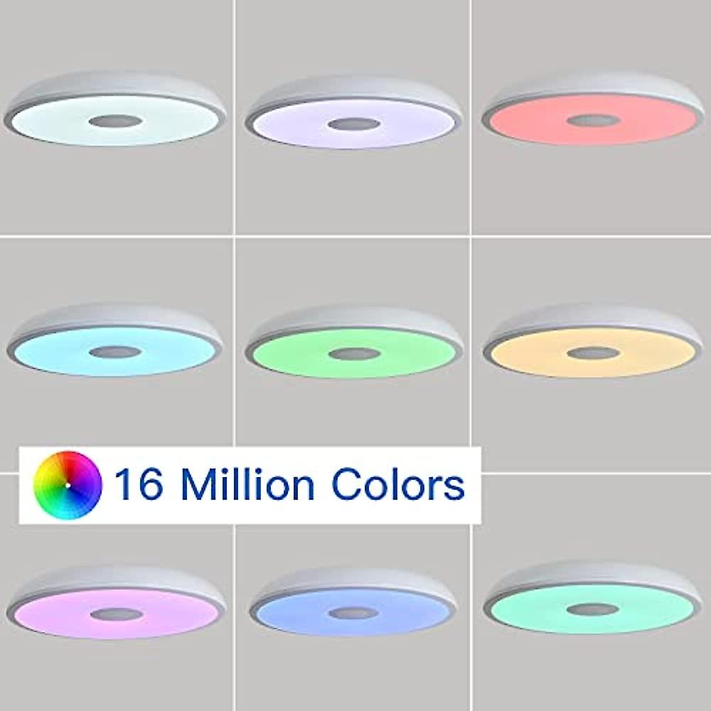 Smart Waterproof Ceiling Light LED Music Ceiling Lamp,with Bluetooth ...