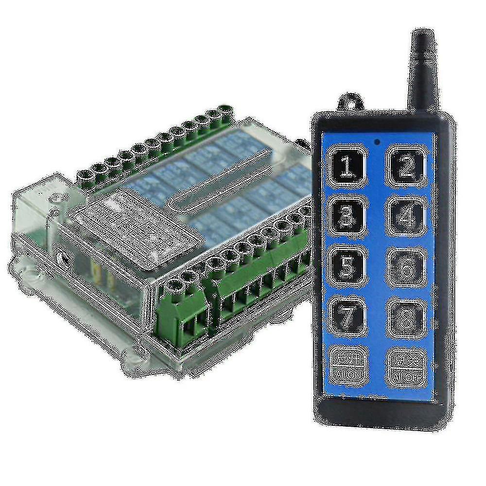 8 Channel Wireless Rf Remote Control Switch Dc 9-72v Remote Control Wireless Remote Motor ...