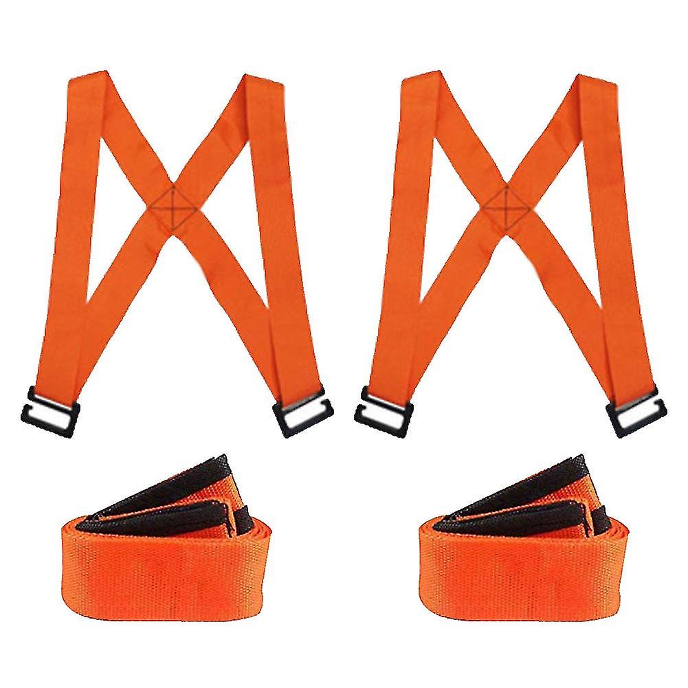 2pcs Labor-saving Furniture Moving Shoulder Back Straps Ropes Forklift ...