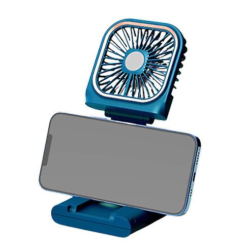 Hands-free hanging usb rechargeable dual cooling fan mini air cooler ...