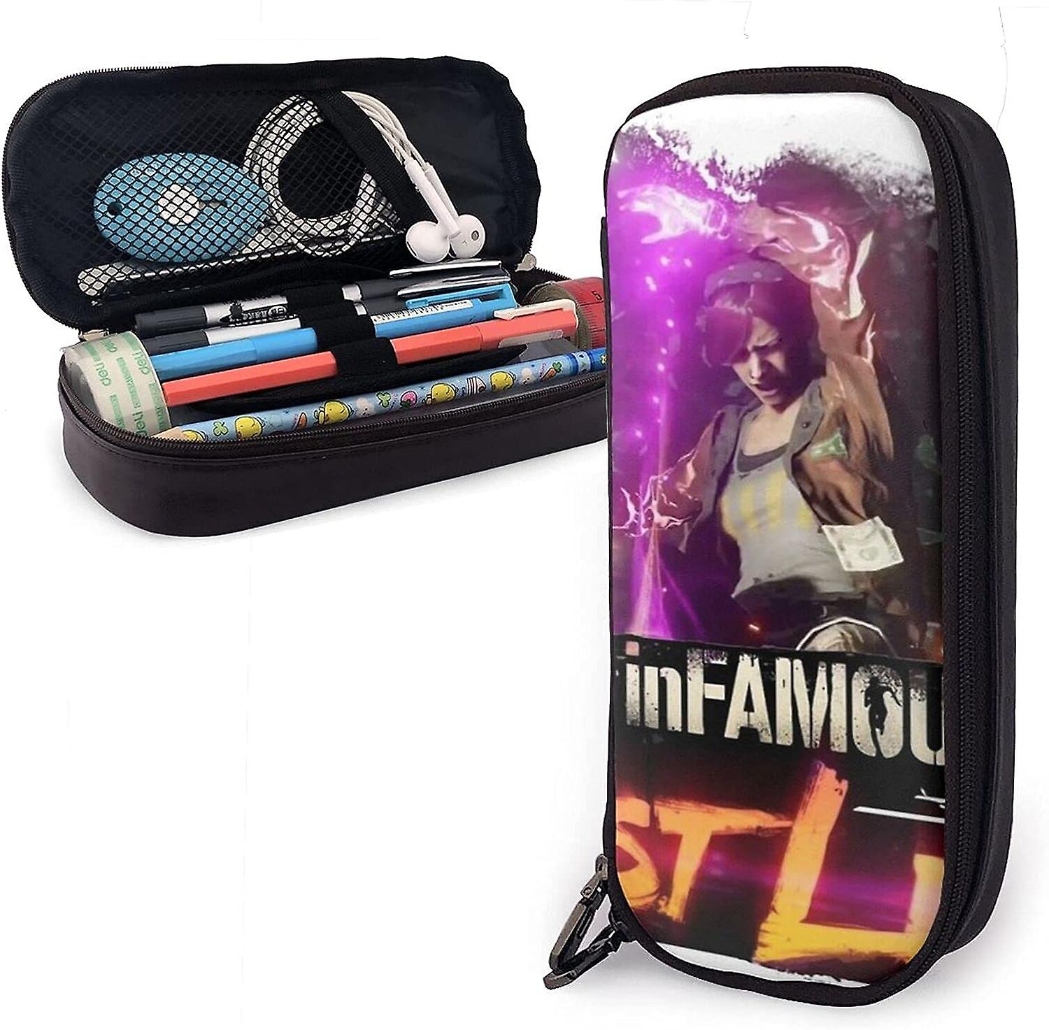 Fortnight Battle Royal Big Capacity Pen Case Leather Pencil Case ...