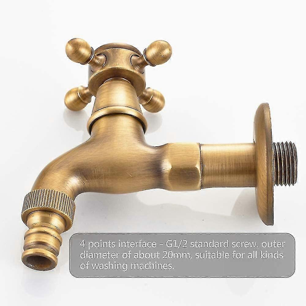Washing Machine Faucetbrass Washing Machine Faucet With G1/2 Sink Spout ...