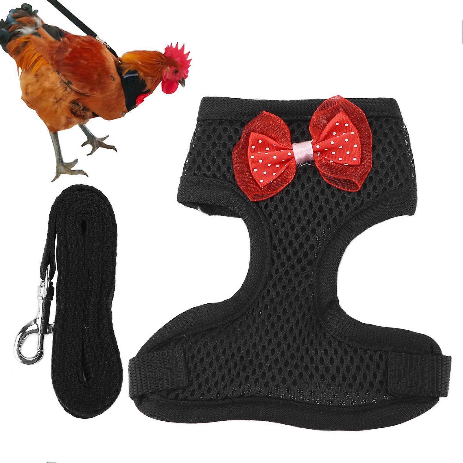 Adjustable Chicken Harness and Leash Comfortable Breathable Hen Pet ...
