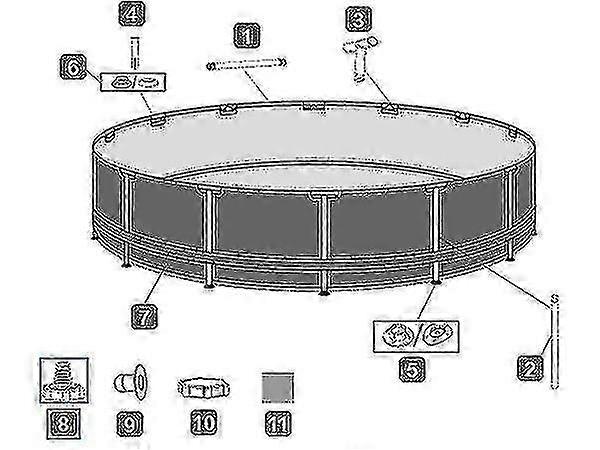 Bestway P6H1419 SWIMMING CONNECTOR Swimming Pool Accessories Parts ...