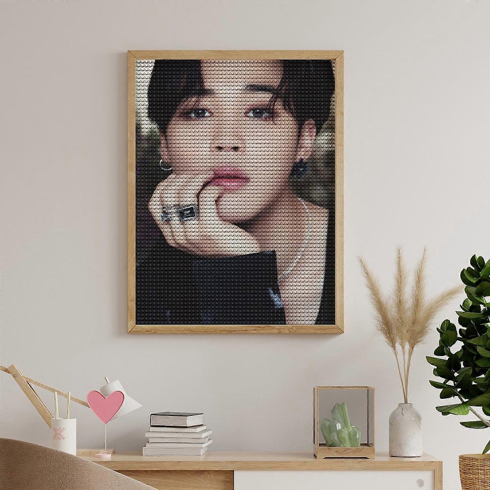 BTS Jimin (106) Diamond Art Gem Art Painting Full Drill Round Art Gem ...