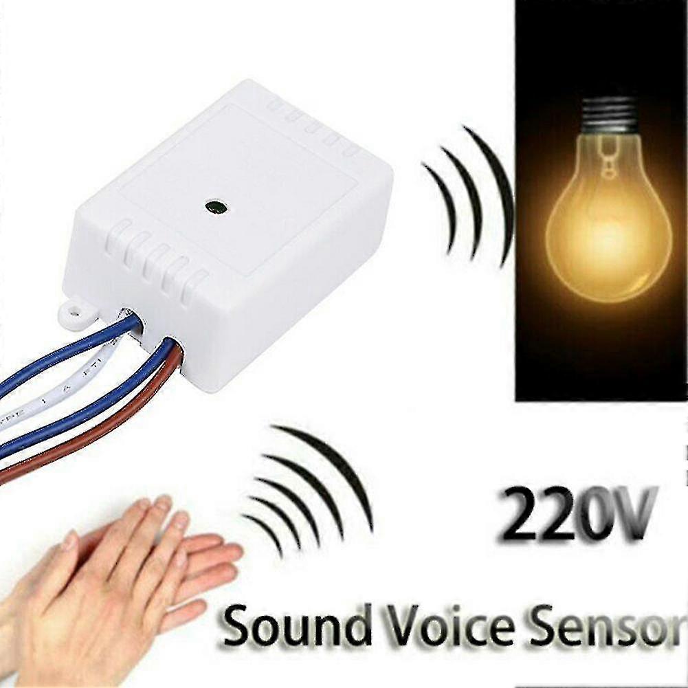 Sound Activated Clap On/Off Light Sound Sensor Switch. Socket Adapter ...